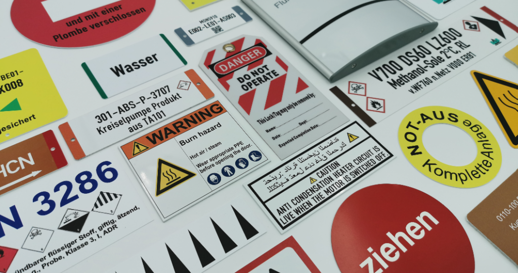 High-Quality Industrial UV Printed Labels | BAB Engineering